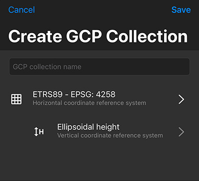 PIX4Dcatchでの座標参照系の使い方